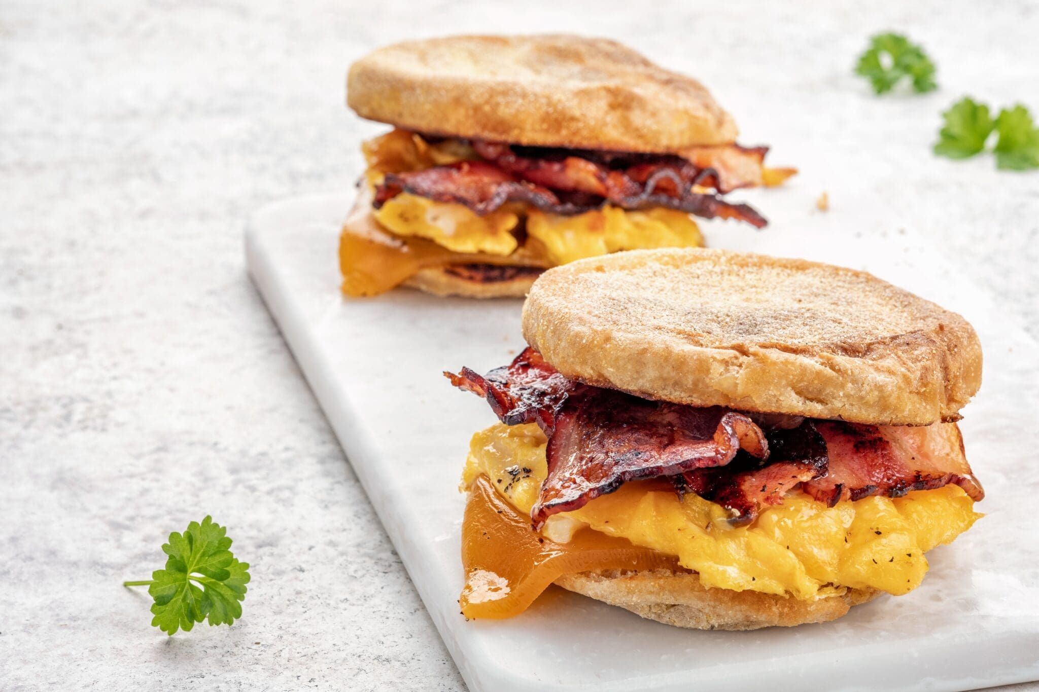 Roast Beef, Egg & Cheese Breakfast Sandwich - Chefs Club Kitchen